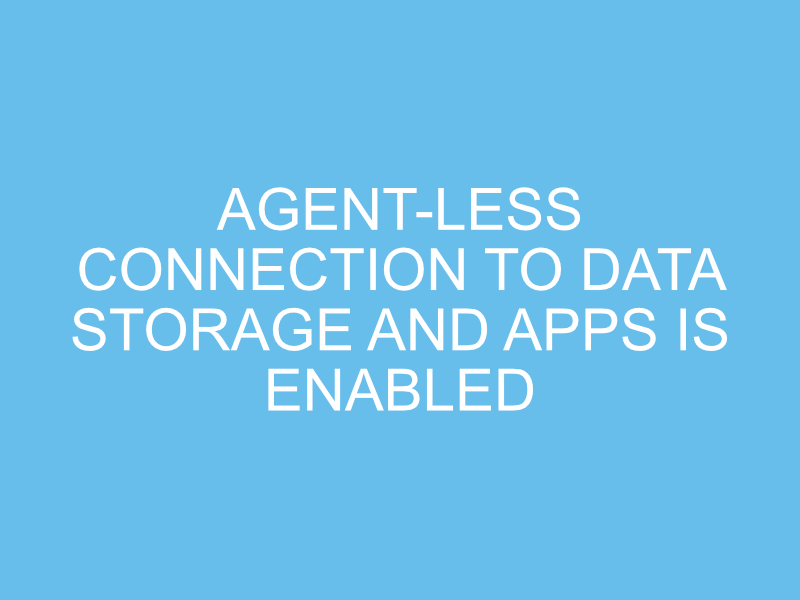Data discovery tool | How it works | Exonar